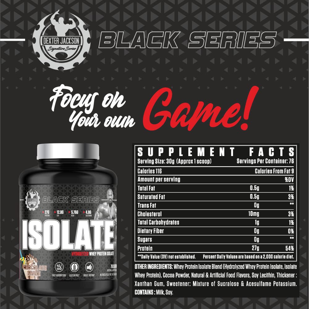 DEXTER JACKSON BLACK SIGNATURE SERIES ISOLATE, 5 LBS – Supplement Temple